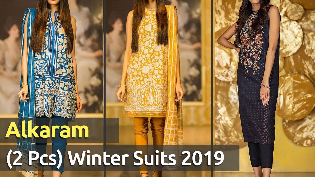 Latest Stylish ALKARAM (2 PCS) Winter Collection 2019 | Pakistani ...
