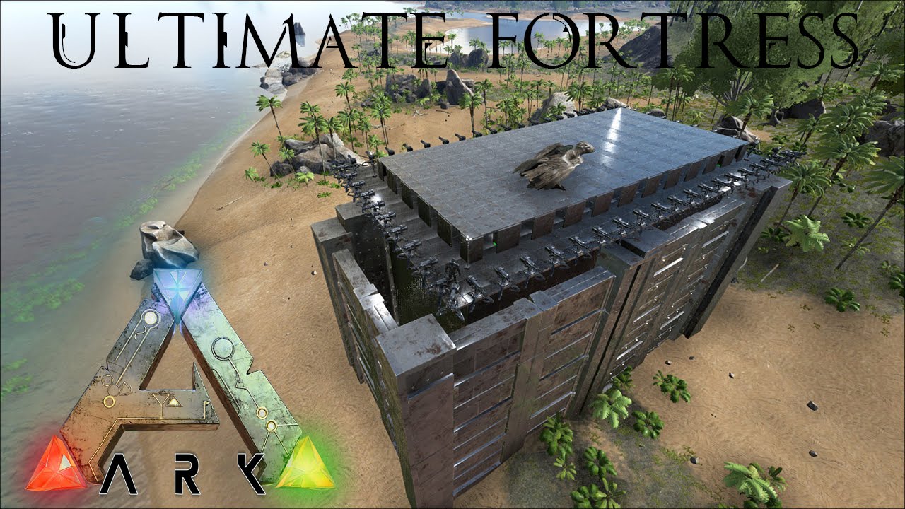 Ark: Survival Evolved - Ultimate Defensive Fortress - YouTube