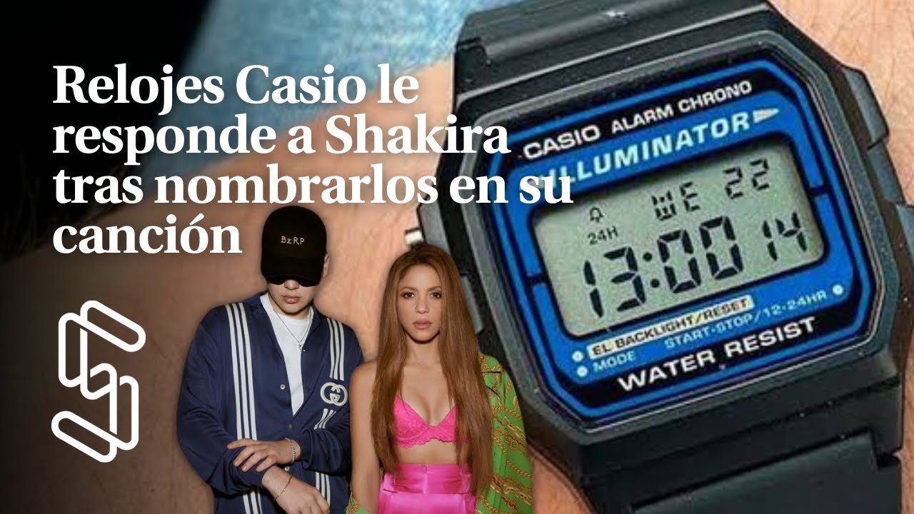 Casio le responde a Shakira tras nombrarlos en su canción: “Nos encanta ...
