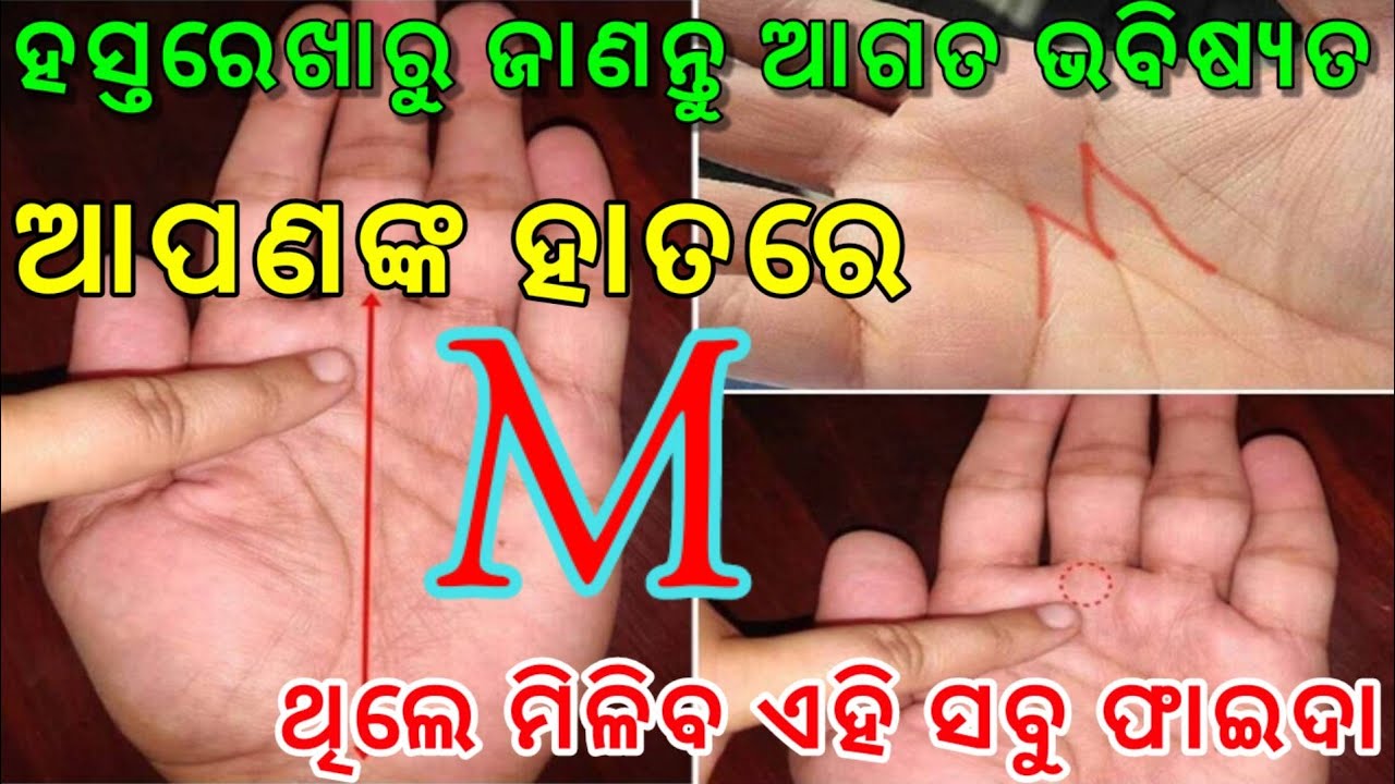 ହସ୍ତ ରେଖାରୁ ଜାଣନ୍ତୁ ଭବିଷ୍ୟତ@sadhubanimarriage line in hand/M line in ...