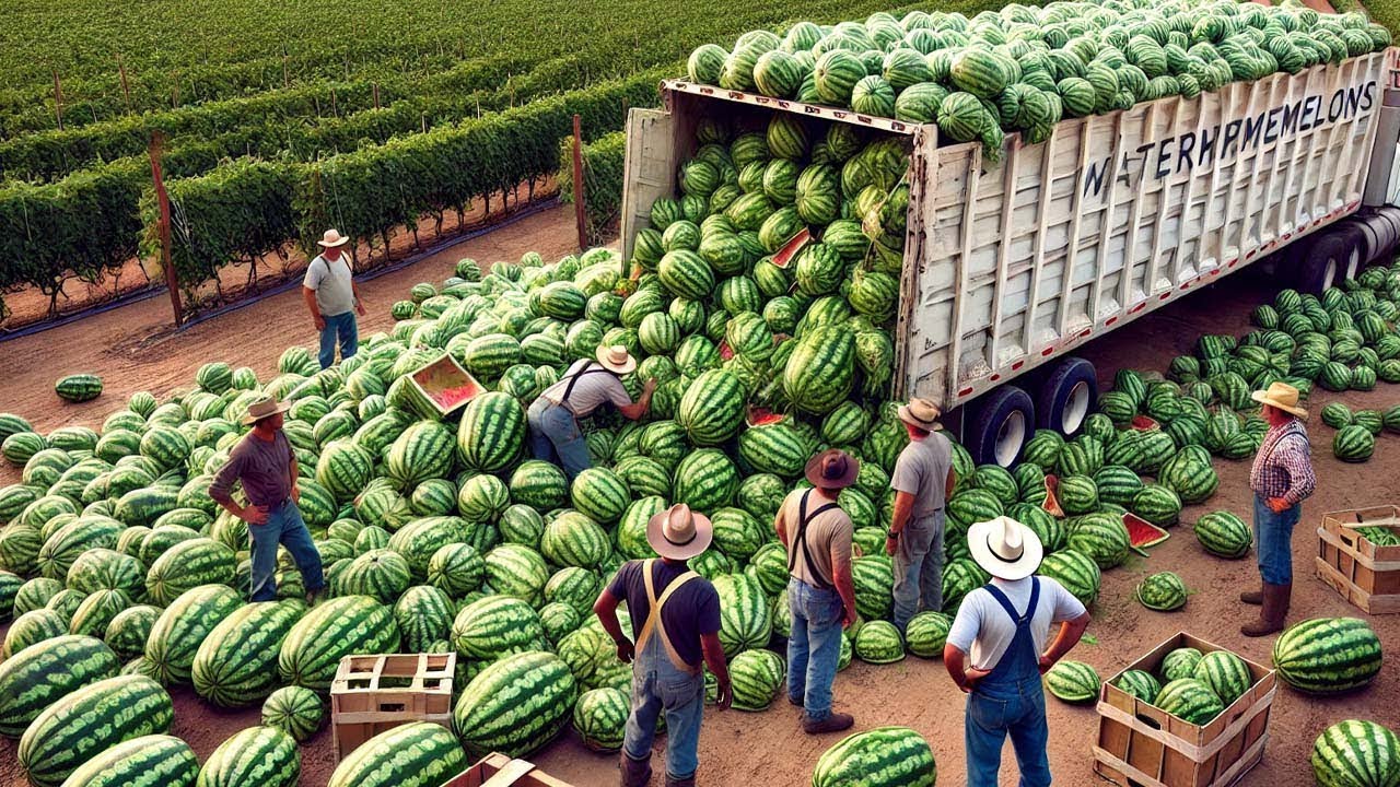 Farmers Are Harvesting Millions Of Tons Of Fruit And Vegetable From The ...