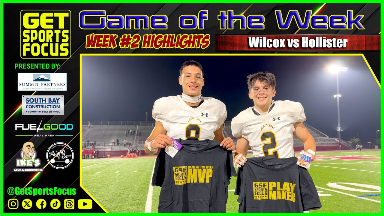 ‼️OFFICIAL HIGHLIGHTS‼️ Game of the Week | Wilcox Chargers vs Hollister ...