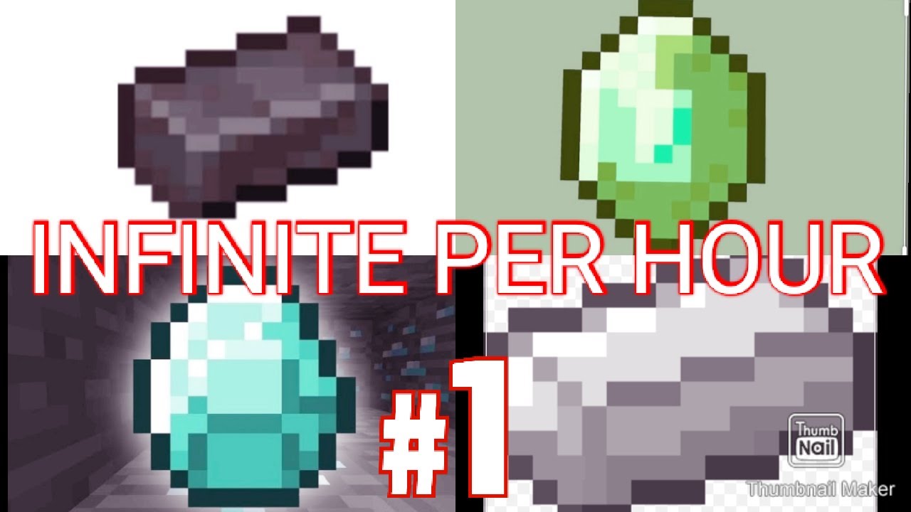 HOW TO GET INFINITE NETHERITE, DIAMOND, EMERALD,IRON 100%WORKING - YouTube