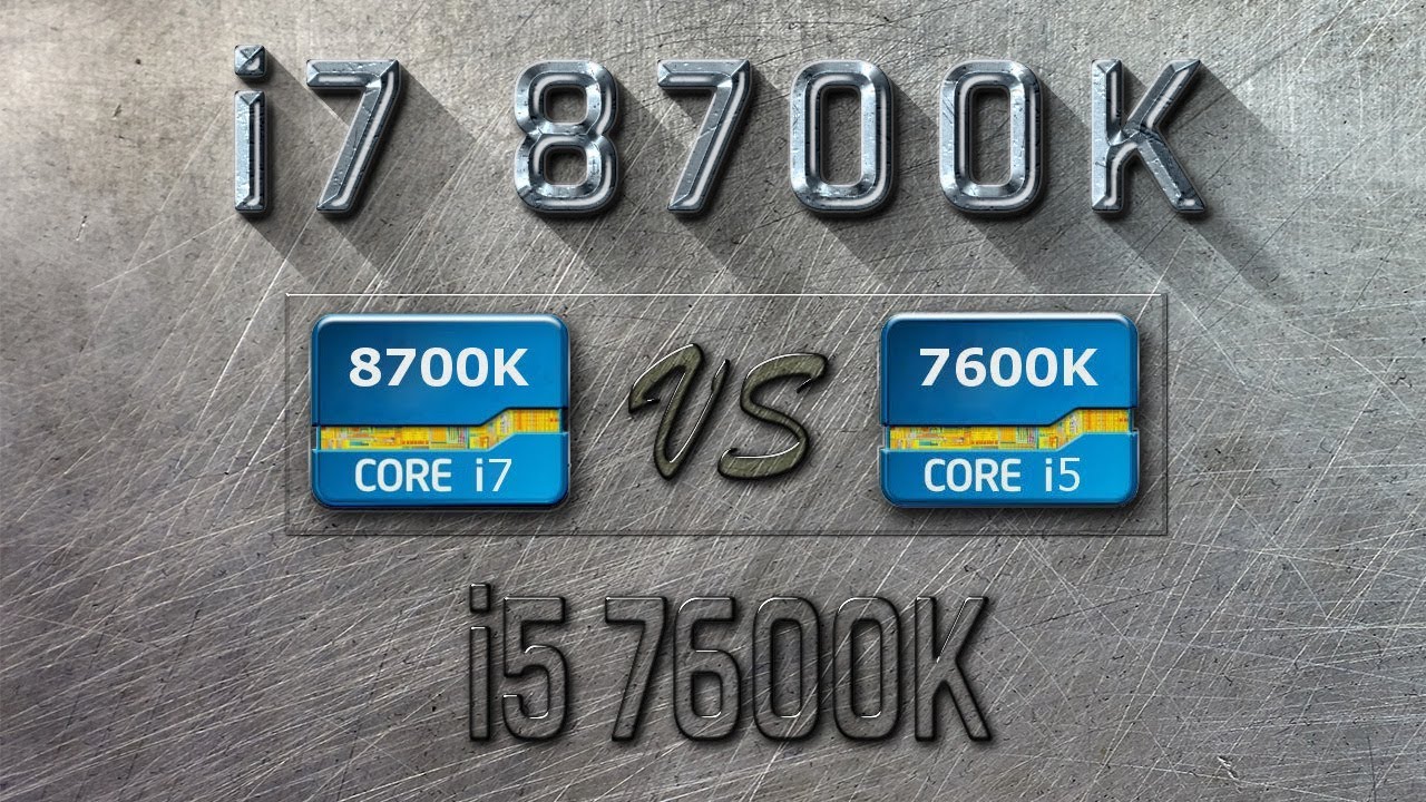 i7 8700K vs i5 7600K Benchmarks | Gaming Tests Review & Comparison ...