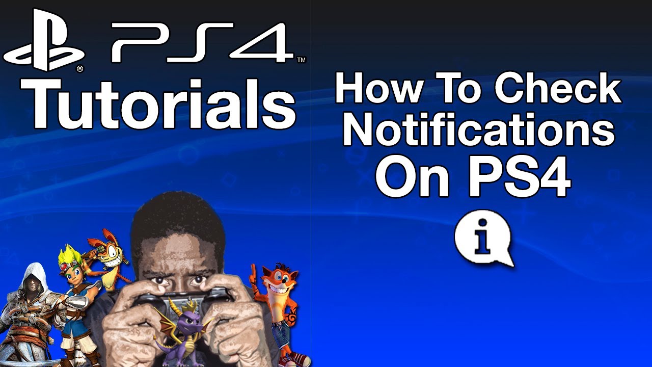 How To Check Notifications On PS4 - YouTube