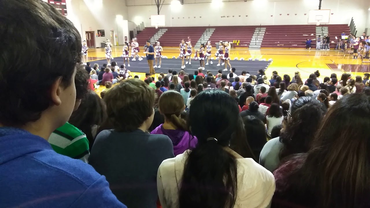 September Floresville Middle School Pep Rally Part 1 - YouTube