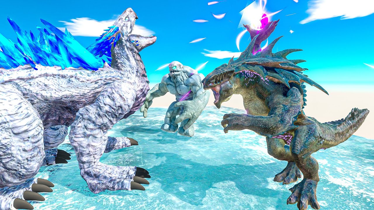 Shimo vs Team ICE Golem - Animal Revolt Battle Simulator - YouTube