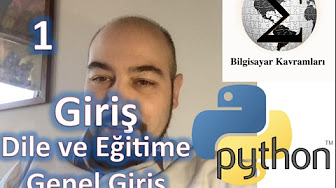 PYTHON v3 Giriş - YouTube