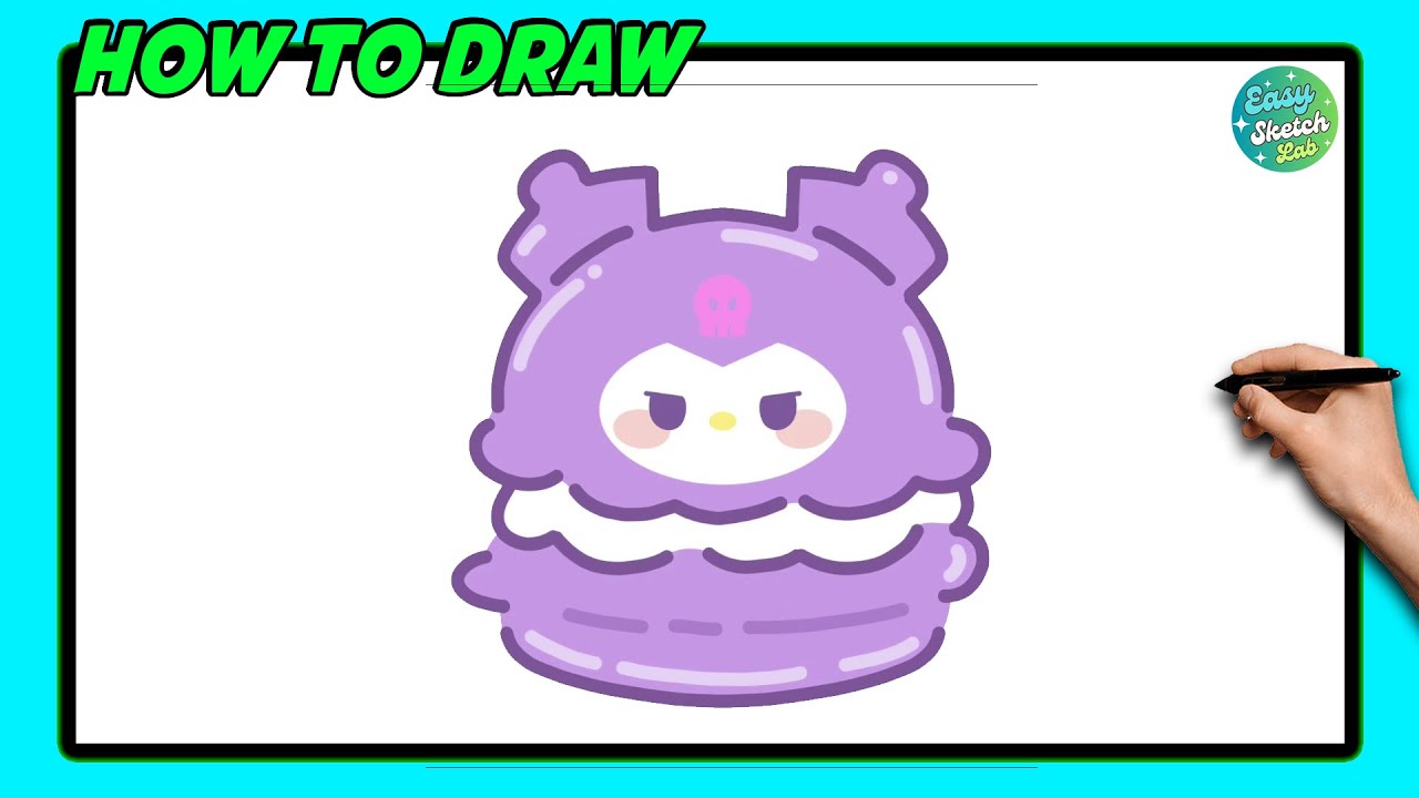 How to Draw Cute Kuromi Character | Step-by-Step Drawing Tutorial - YouTube