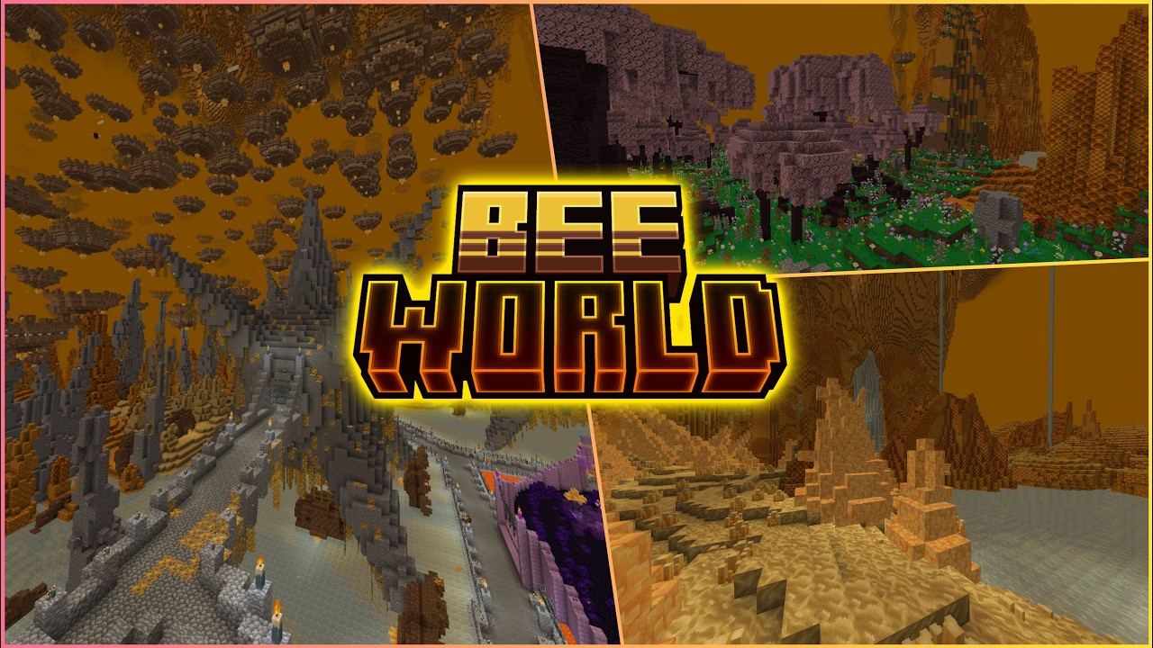 A Bee DIMENSION NEEDS To Be IN Minecraft 1.22! The Bumblezone Mod ...