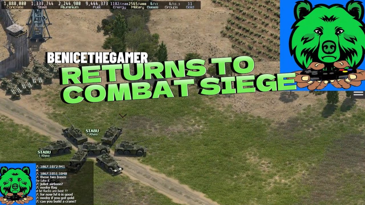 BENICETHEGAMER RETURNS TO COMBAT SIEGE - YouTube