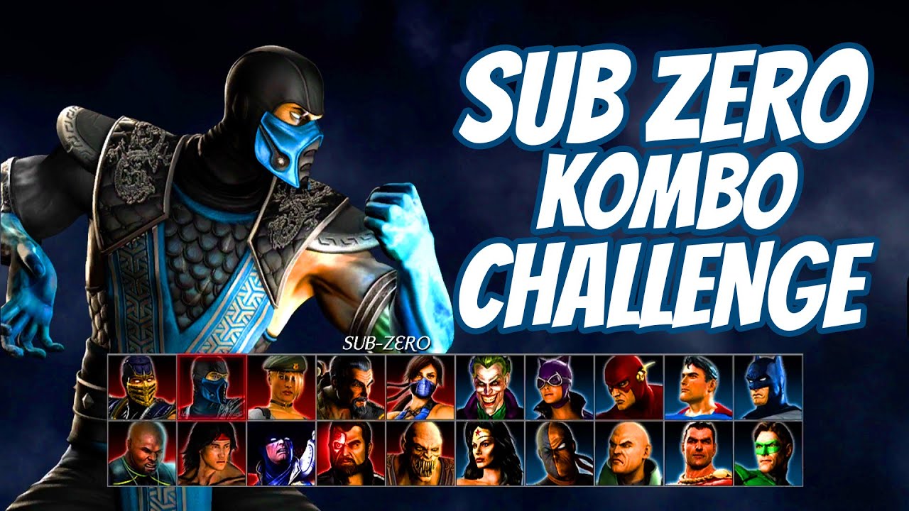Sub Zeros Kombo Trials Were Quite Easy! - Kombo Challenge - Mortal Kombat Vs DC Universe - YouTube