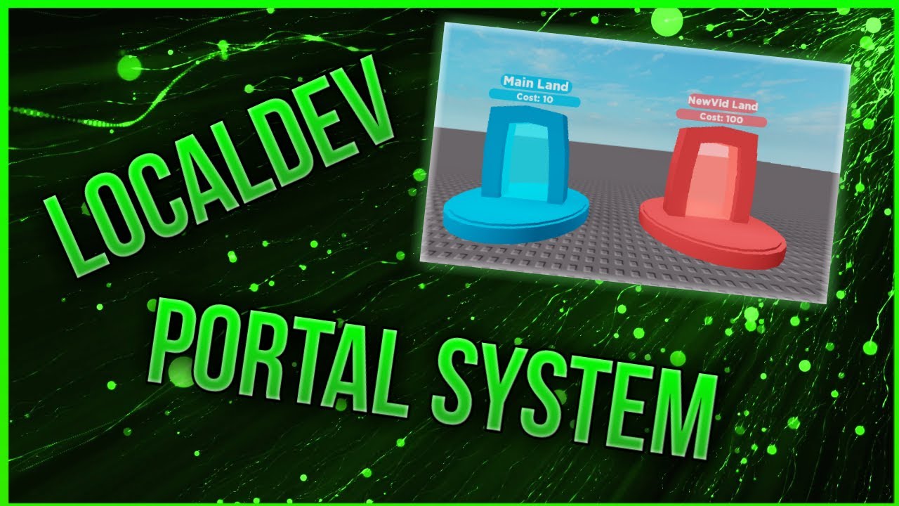 Roblox Studio-Portal System By LocalDev - YouTube