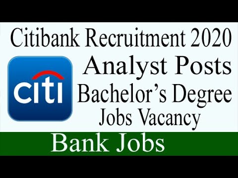 Citibank Recruitment 2020 | Jobs Vacancy 2020 - YouTube