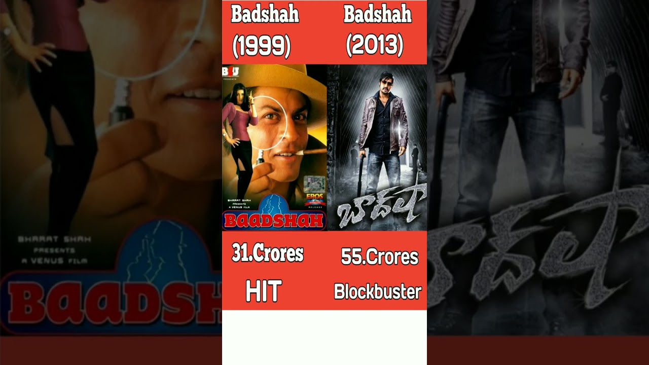 NTR Vs Badshah Movie Box Office Collection #shorts - YouTube