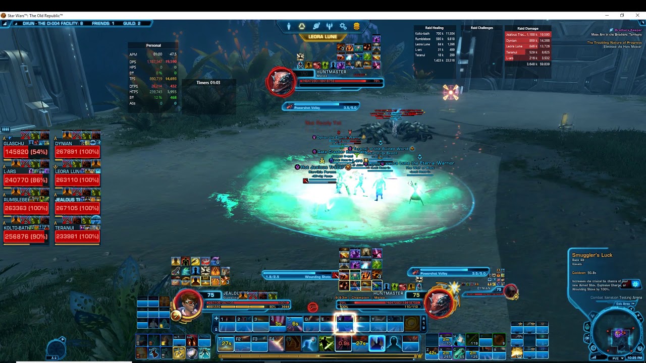 [SWTOR 6.0] SM Dxun, Huntmaster, 3rd Boss - Gunslinger DPS - YouTube