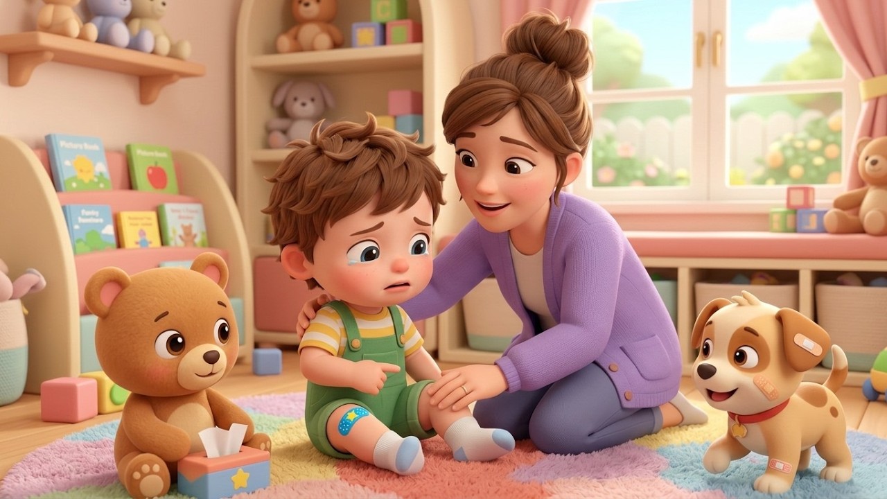 Boo Boo Song 🩹🎶 | Nursery Rhyme for Kids | Cute Comfort & Care Song for ...
