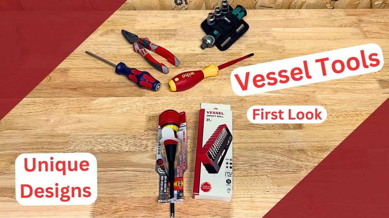 Vessel Tools : Ball Grip Screwdriver & Impact Bits - YouTube