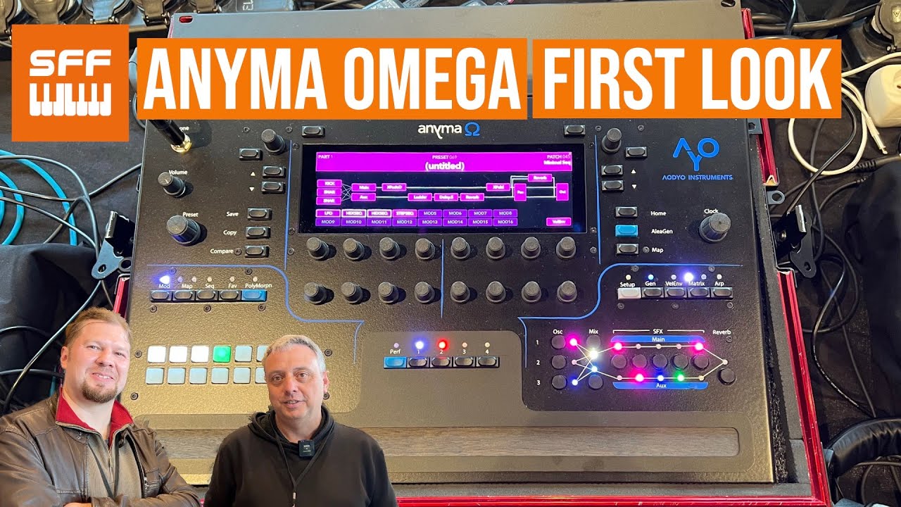 Aodyo Anyma Omega First Look - Polyphonic Physical Modeling Synthesizer ...