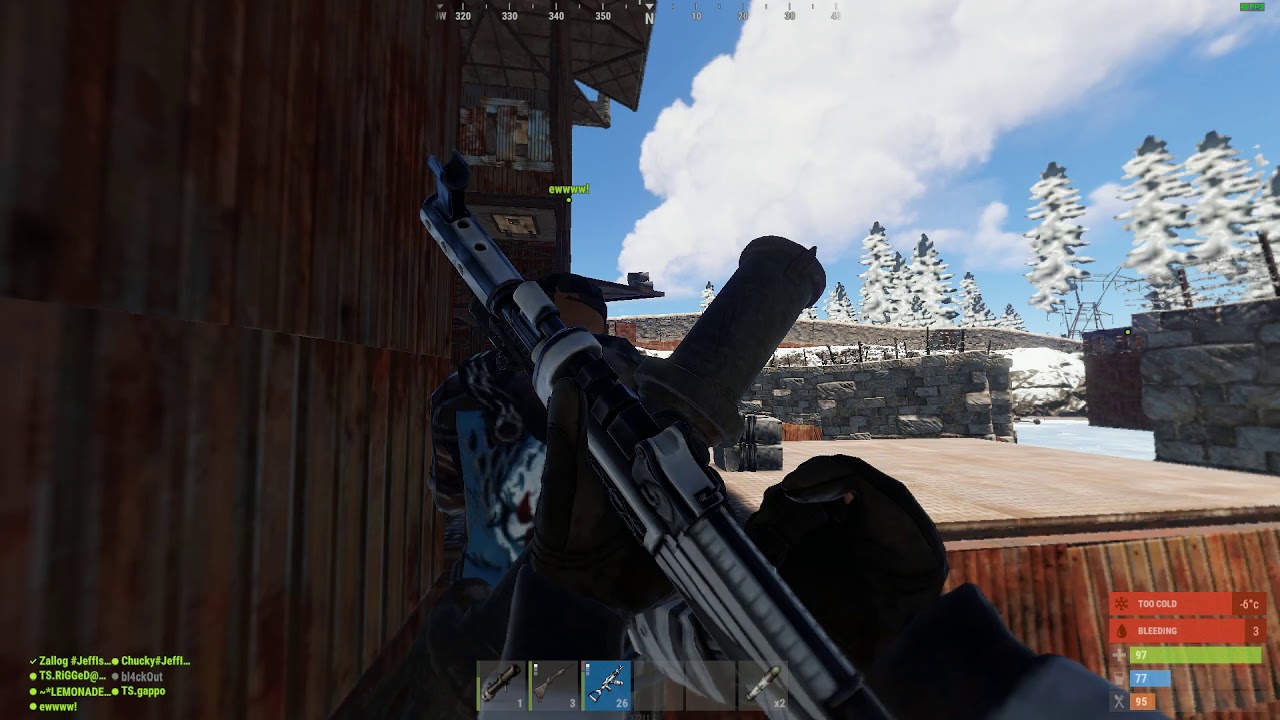 Rust EU Low Pop raiding the Italian zerg - YouTube