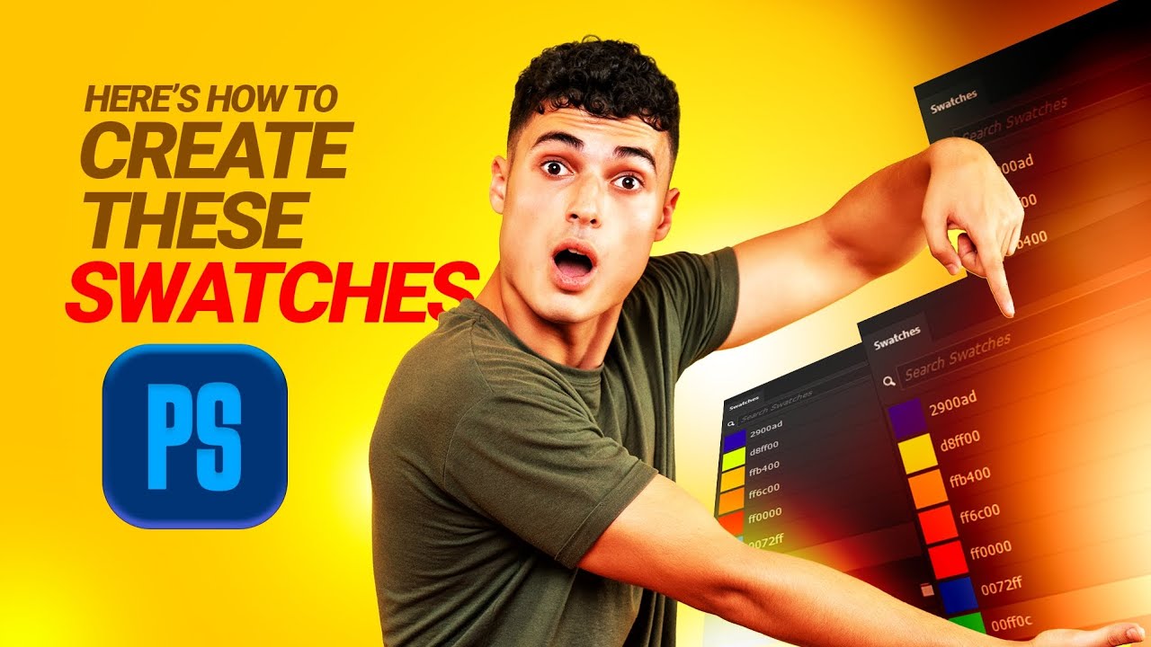 The Secret to Showing Color Codes in Photoshop Swatches Panel! - YouTube