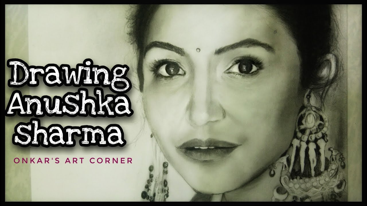 Drawing Anushka Sharma | how to draw anushka sharma | step by step ...
