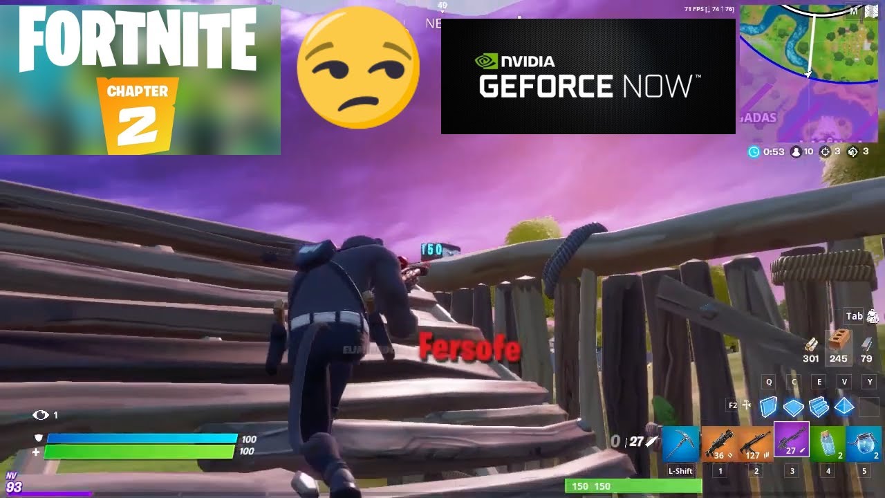 QUANDO GEFORCE NOW BUGA NO FINAL DA PARTIDA :( #FORTNITE - YouTube