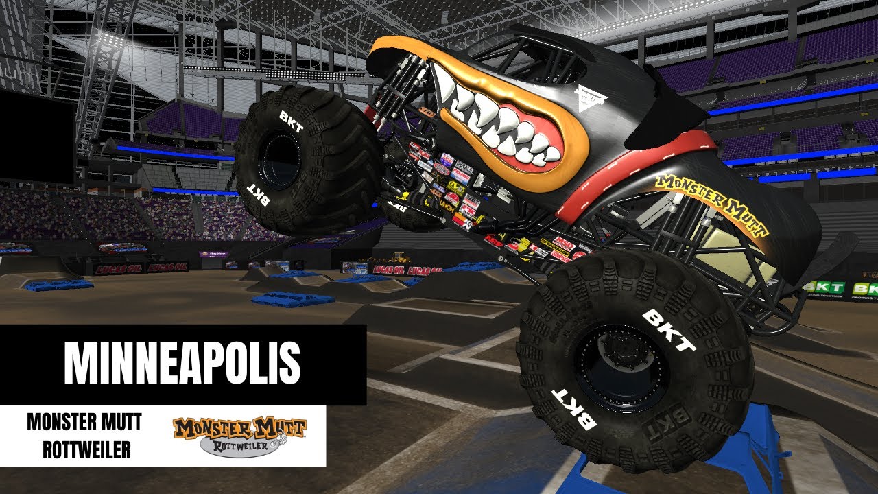 Rigs of Rods Monster Jam Monster Mutt Rottweiler Freestyle Minneapolis ...