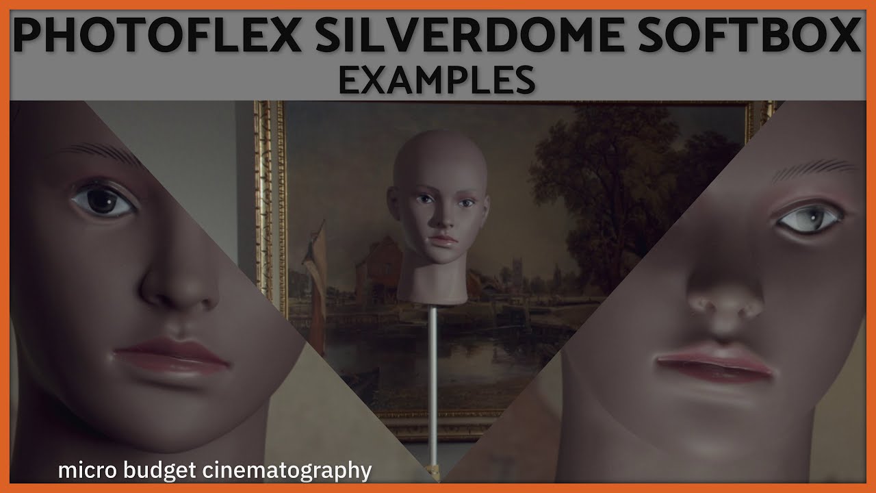 Photoflex Silverdome Softbox Examples - YouTube