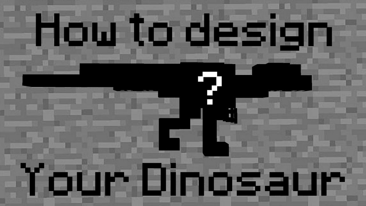 Minecraft | How To Design: Dinosaur - YouTube