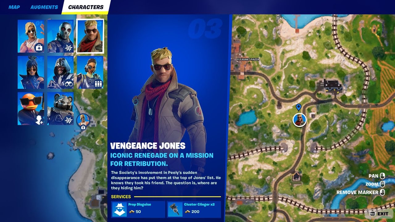 Talk to Vengeace Jones (Character Location) | Fortnite Chapter 5 - YouTube