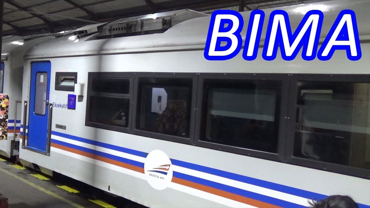 Bima Meninggalkan Stasiun Purwokerto - YouTube