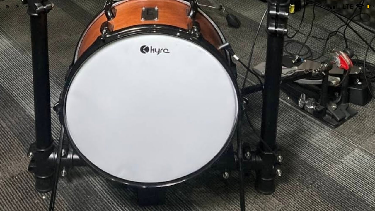 Kyre E-Series 1.0 Electric Drum Menggunakan Double Pedal - YouTube