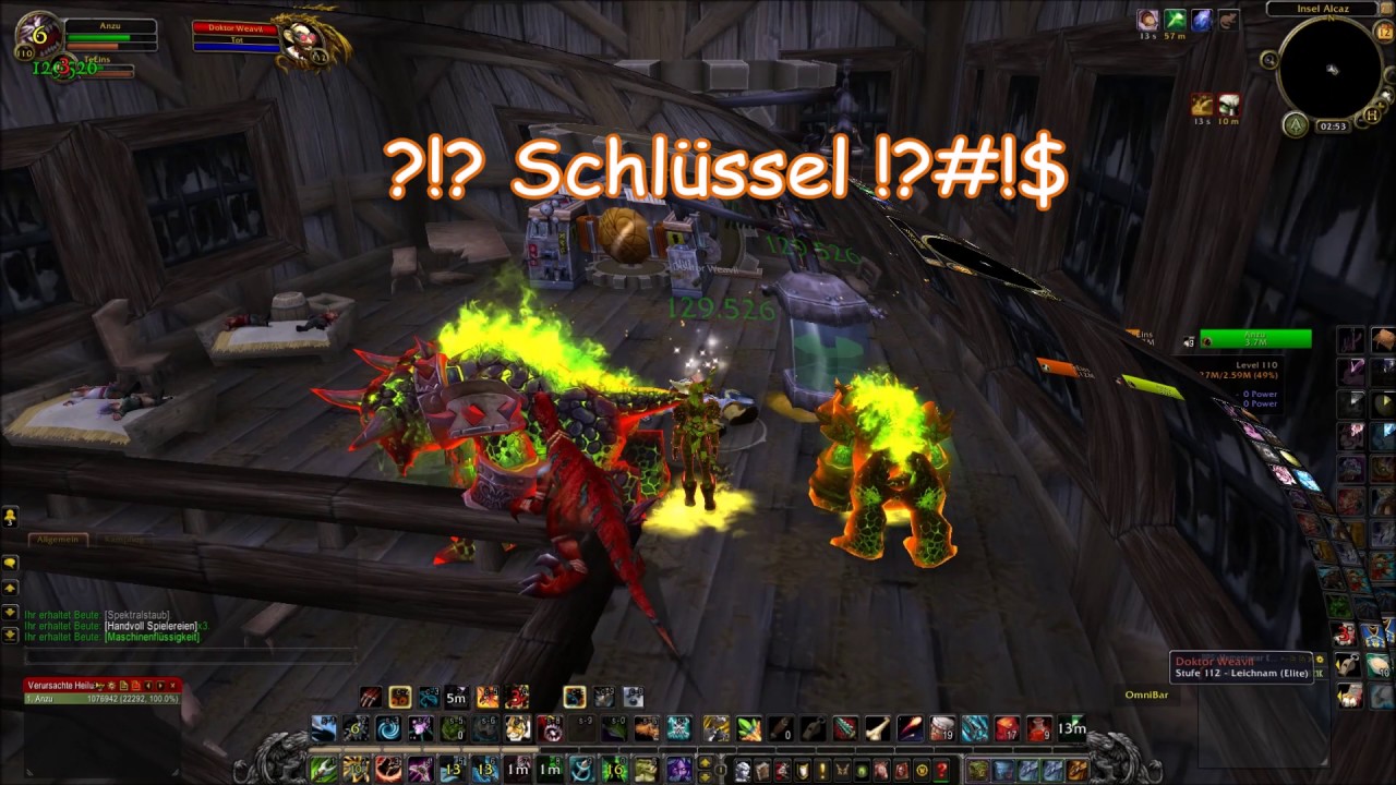 WoW ☆ Jäger-Pets ☆ Guide: Arachnodrohnen (Insel Alcaz) - YouTube