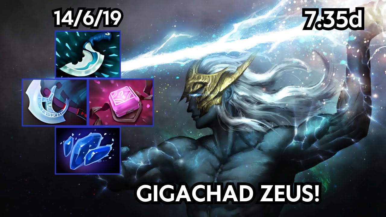 THIS ZEUS BUILD WINS GAMES | Road To 8k MMR Dota 2 | 7.35d - YouTube