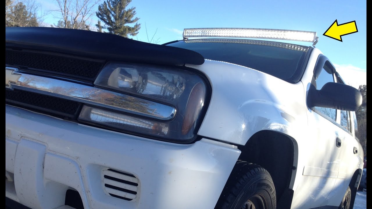 50" LED Light Bar Bracket Fab & DIY Install Project StormTrooper - YouTube