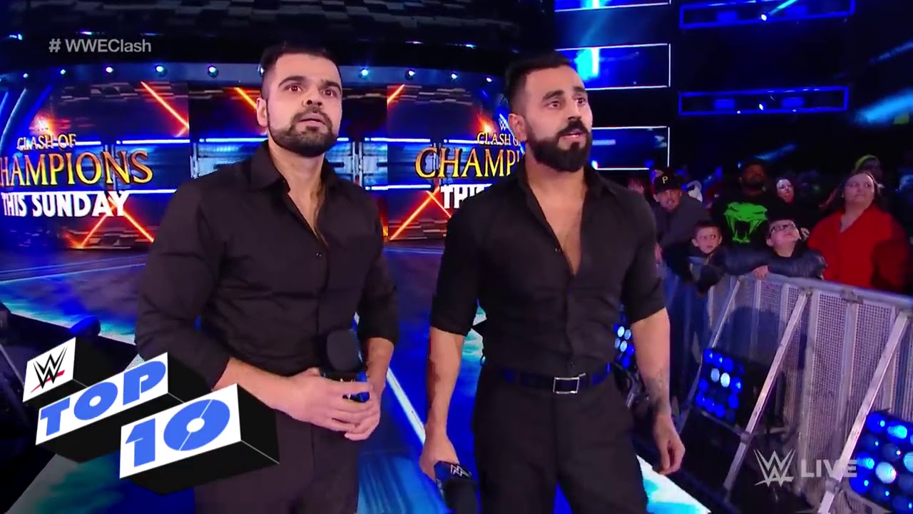 WWE TOP TEN (SMACKDOWN LIVE) - YouTube