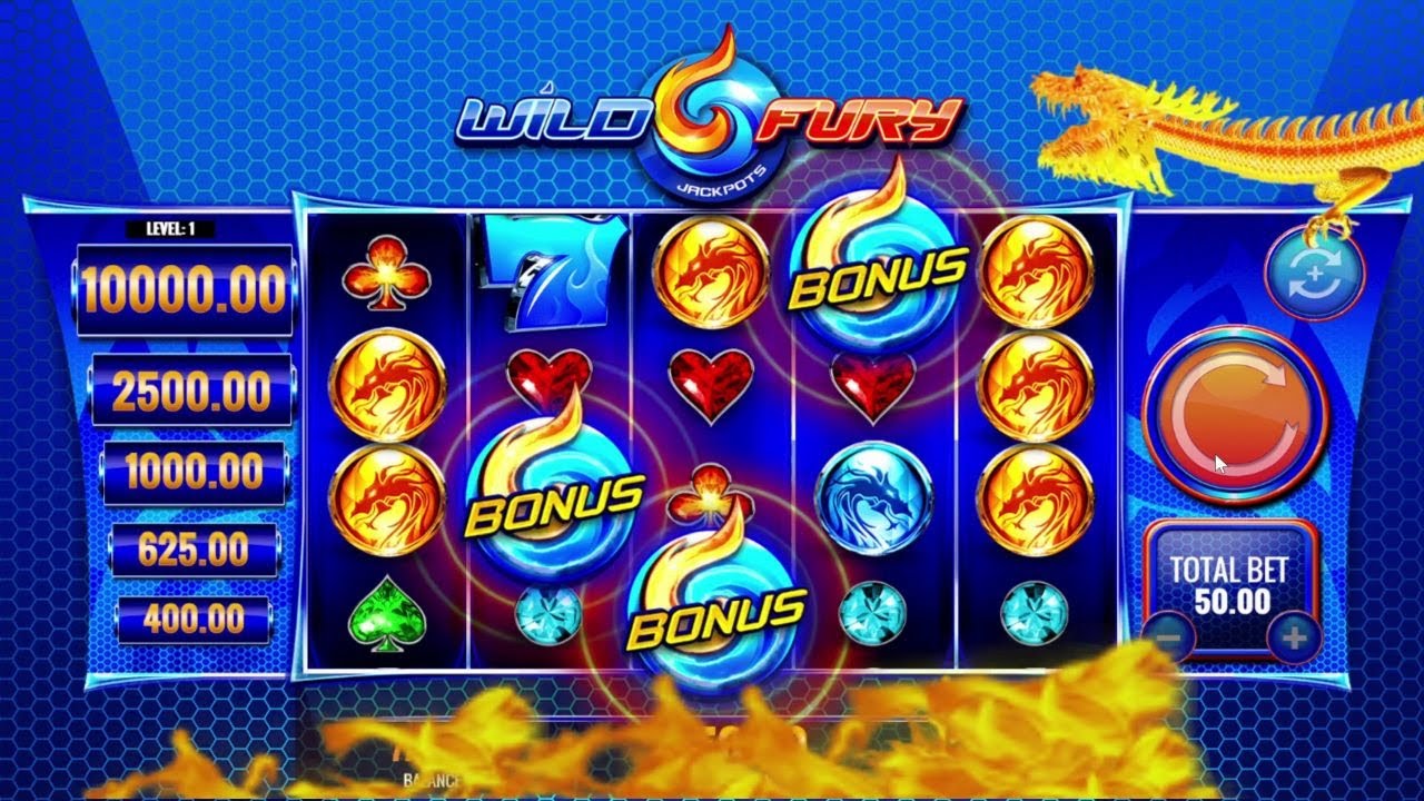 $100 Max Bet Spins on Wild Fury Slot Machine Again - YouTube