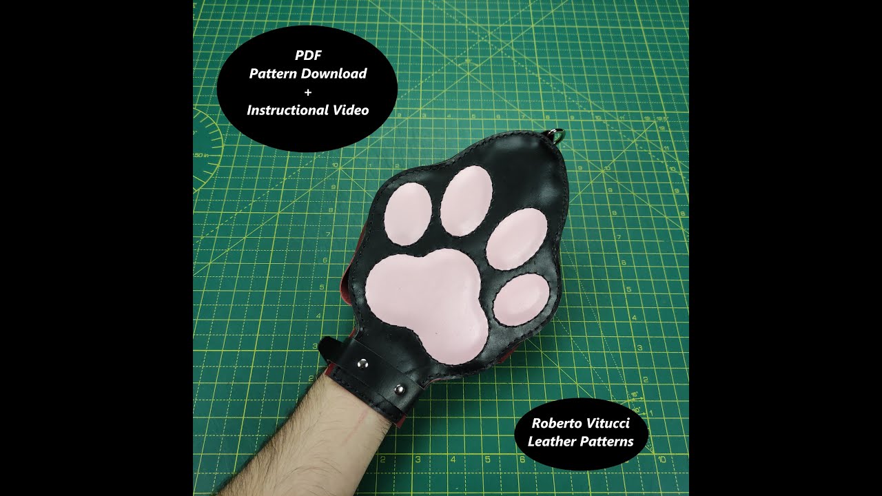 How to Make Leather BDSM Mittens – Petplay Cat Paw DIY Tutorial - YouTube