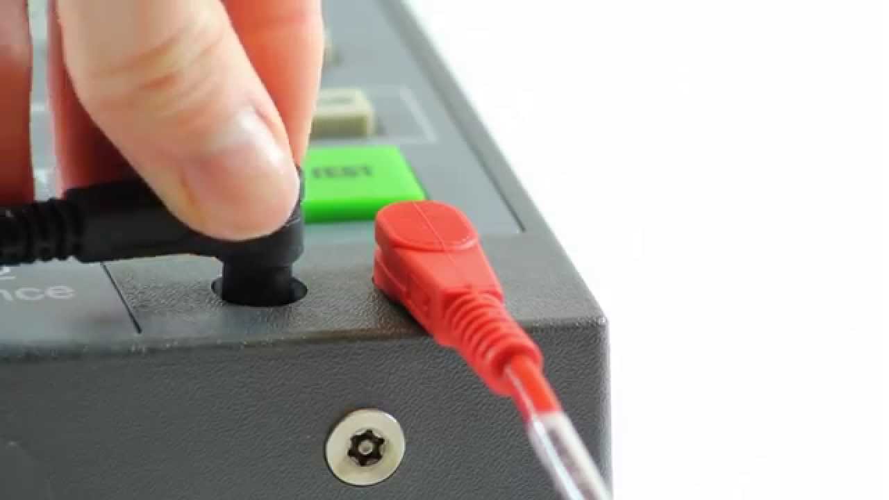 Inserting Test Leads in the Prostat PRS-812 Resistance Meter - YouTube