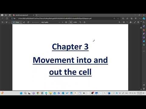 Classified Past Papers Chapter 3 Movement into and out the Cell - IGCSE ...