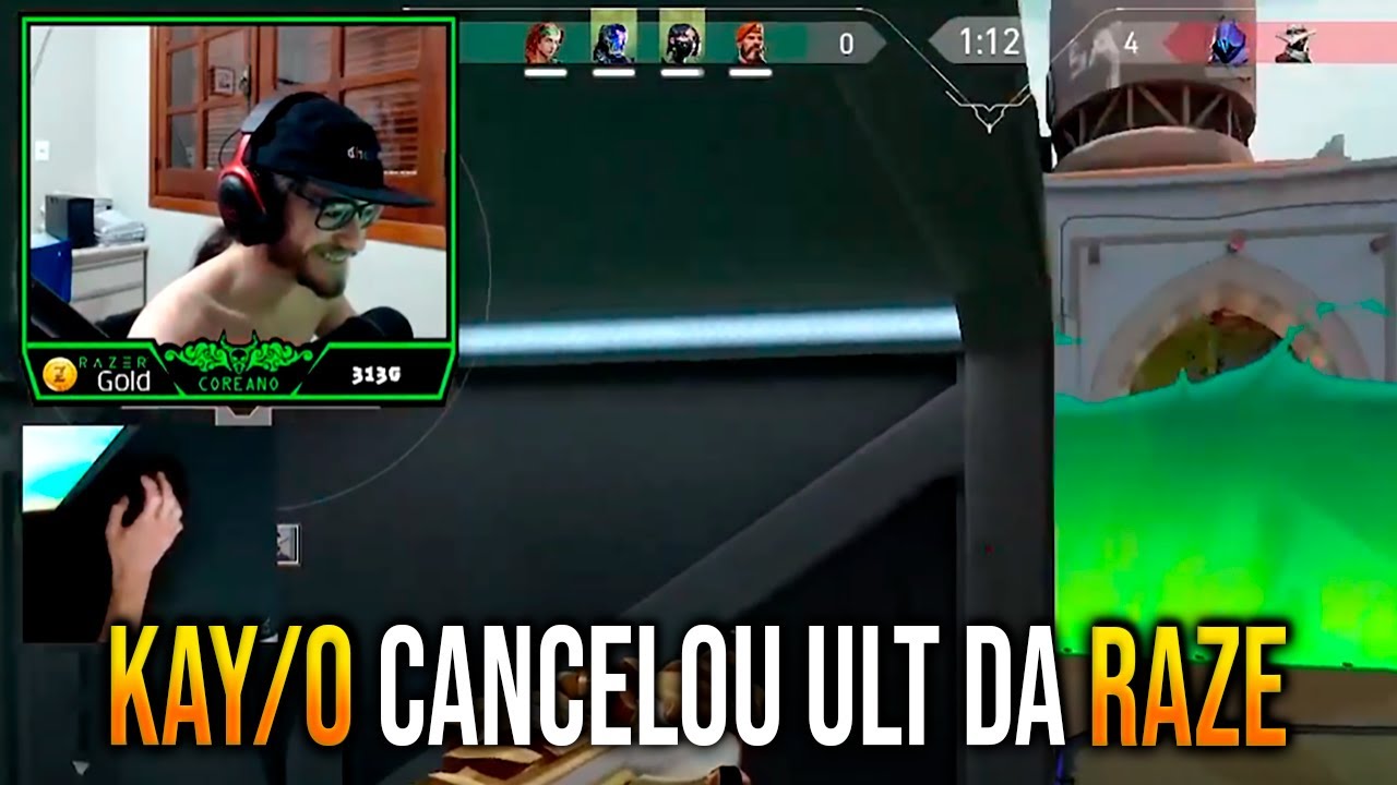 KAY/O CANCELANDO ULT DA RAZE NO VALORANT - YouTube