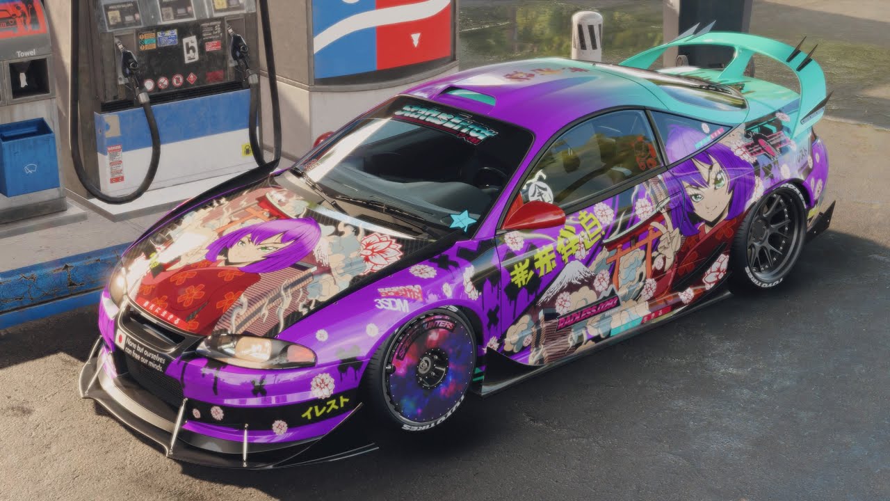 NFS Unbound - Boost Mitsubishi Eclipse GSX Wrap - YouTube