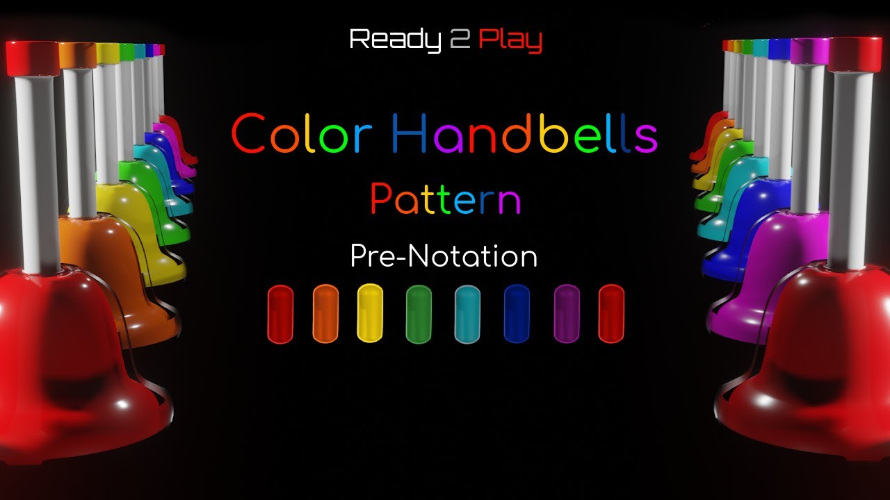 Handbells (Color) - Rhythm Pattern (Pre Notation) - YouTube