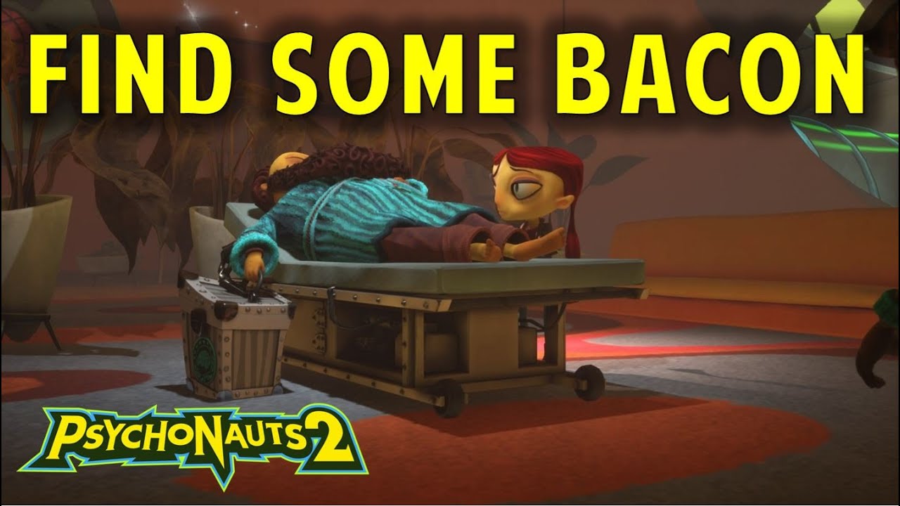 Find some Bacon to summon Ford Cruller | Psychonauts 2 (Walkthrough ...
