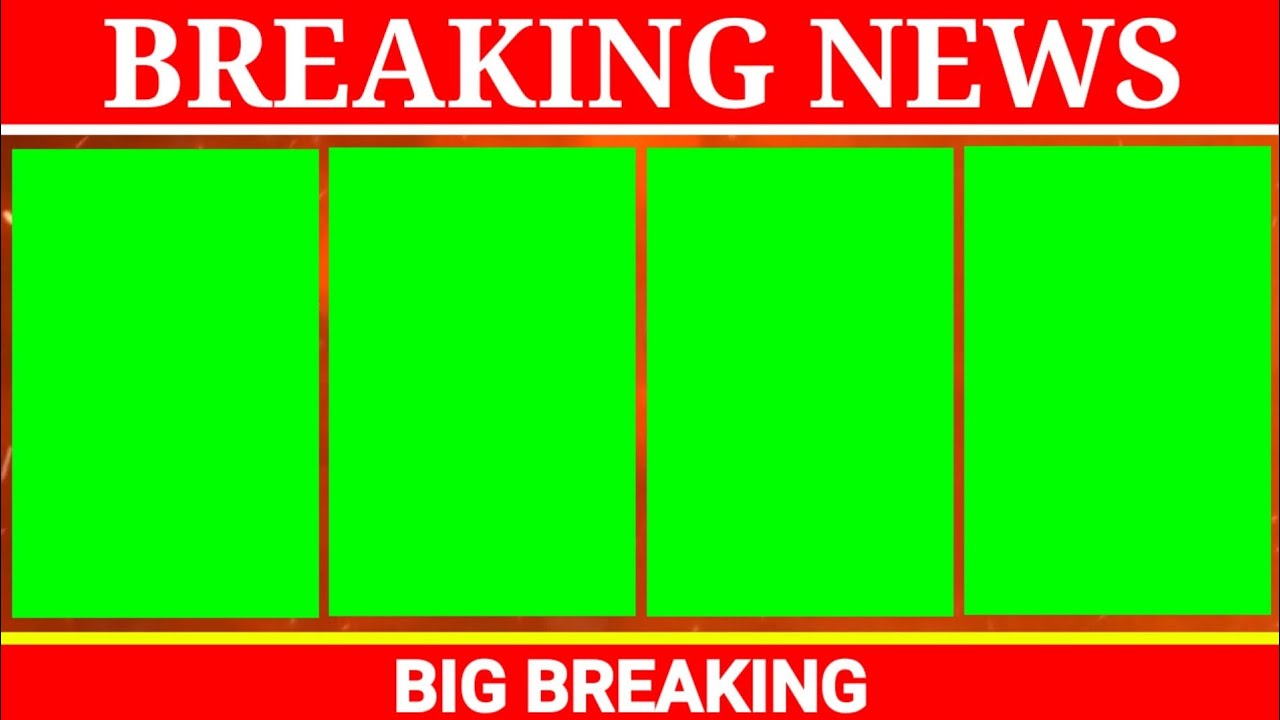 four window green screen news background | hd news window green screen ...