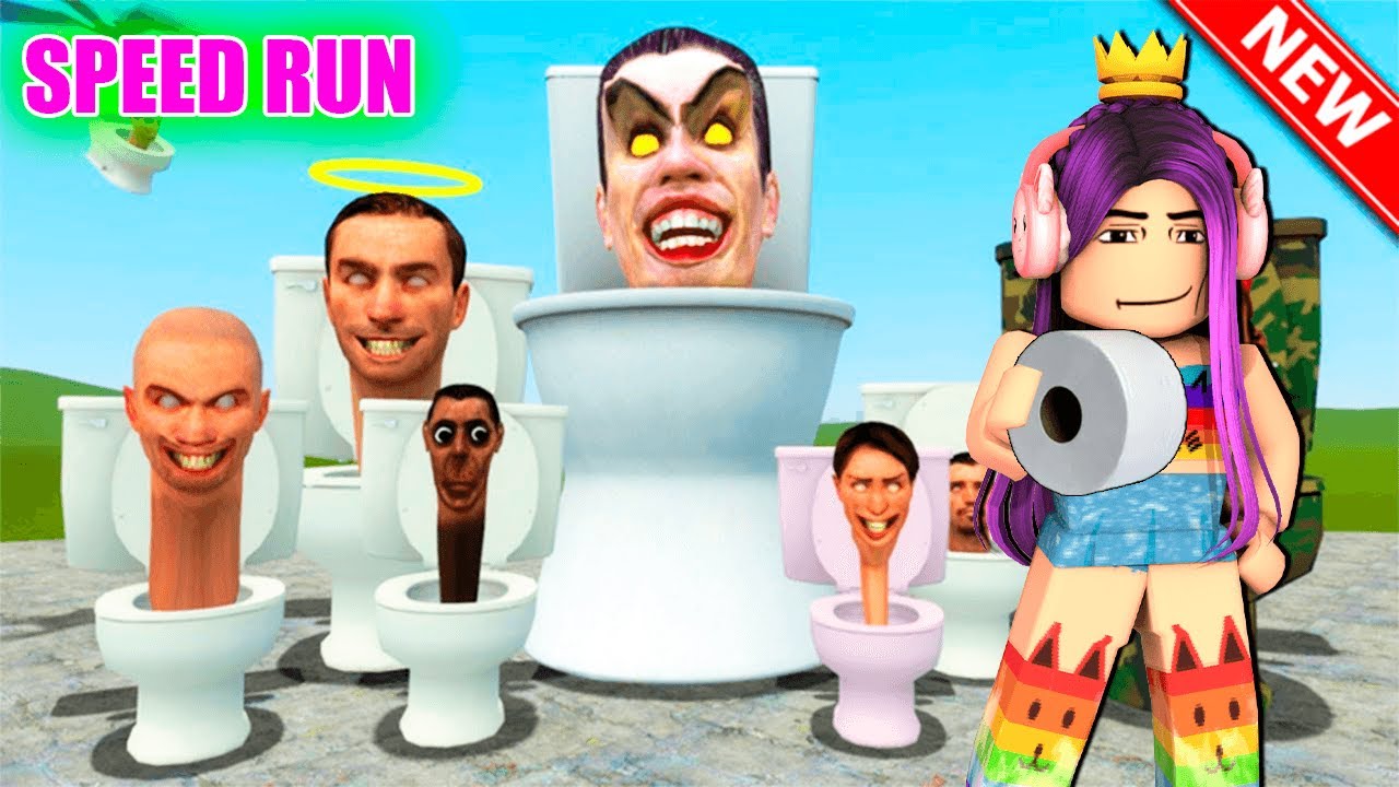 SPEED RUN - SPEED RUN SKIBITI TOILET ESCAPE OBBY - YouTube