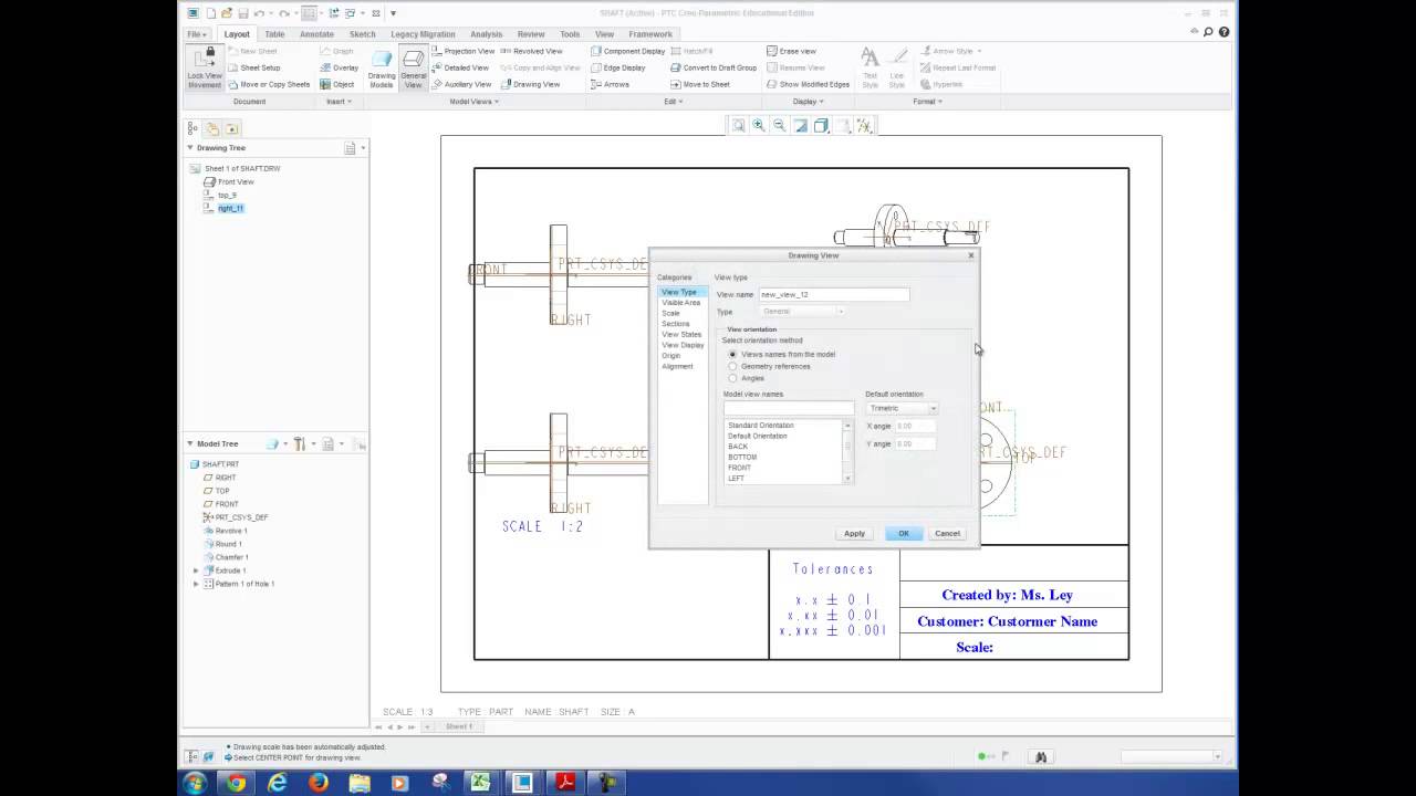 Shaft Drawing - YouTube