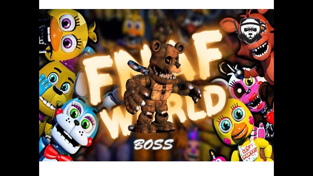 FNaF World BUBBA BOSS + Counter Bite Chip - YouTube