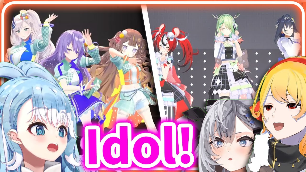 Gen 3 HoloID Reacts to HoloEN and HoloID Idol Performance 【HololiveEN ...